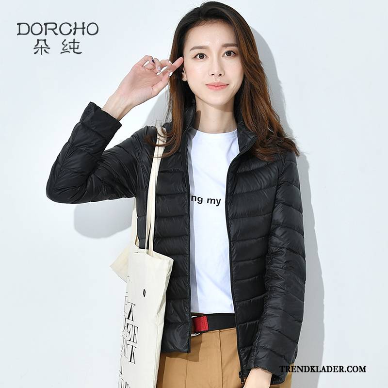 Dunjacka Dam Lätt Och Tunt Ny Mode Tunn Ren Stor Röd Billig