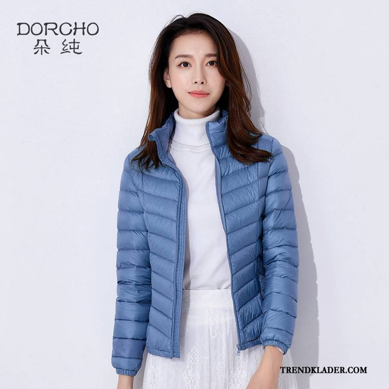 Dunjacka Dam Lätt Och Tunt Ny Mode Tunn Ren Stor Röd Billig