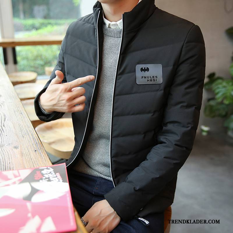 Dunjacka Herr Lätt Och Tunt Kort 2018 Tjock Kappor Rockar Vinter Blå Köpa