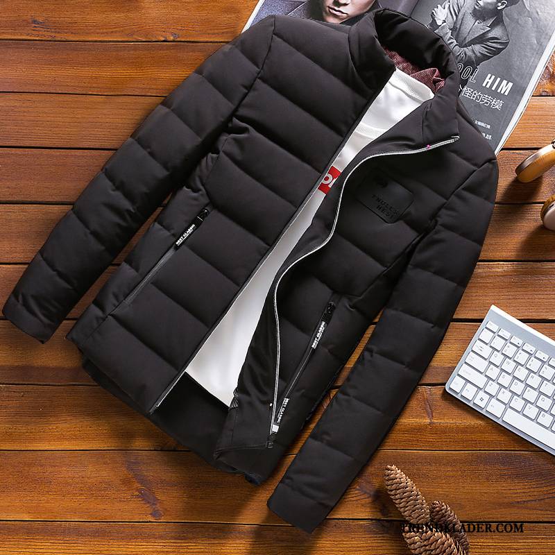 Dunjacka Herr Lätt Och Tunt Kort 2018 Tjock Kappor Rockar Vinter Blå Köpa