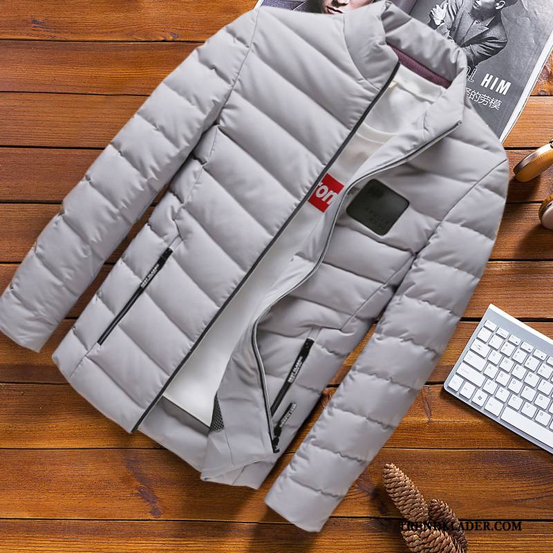 Dunjacka Herr Lätt Och Tunt Kort 2018 Tjock Kappor Rockar Vinter Blå Köpa