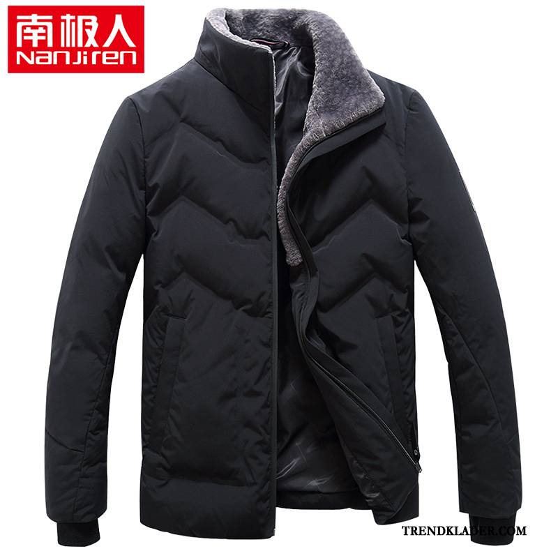 Dunjacka Herr Tjock Vinter Hålla Sig Varm Vinterkläder Business Kort ...