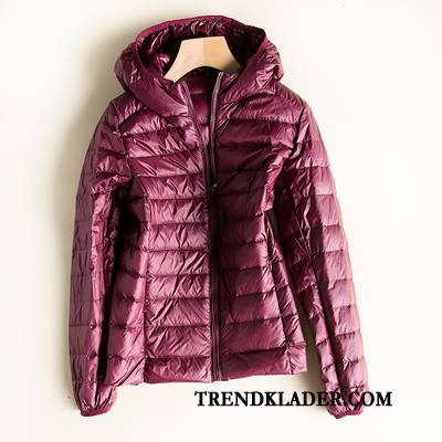 Dunjacka Dam Lätt Och Tunt Slim Fit Kappor Rockar 2018 Utomhus Super ...