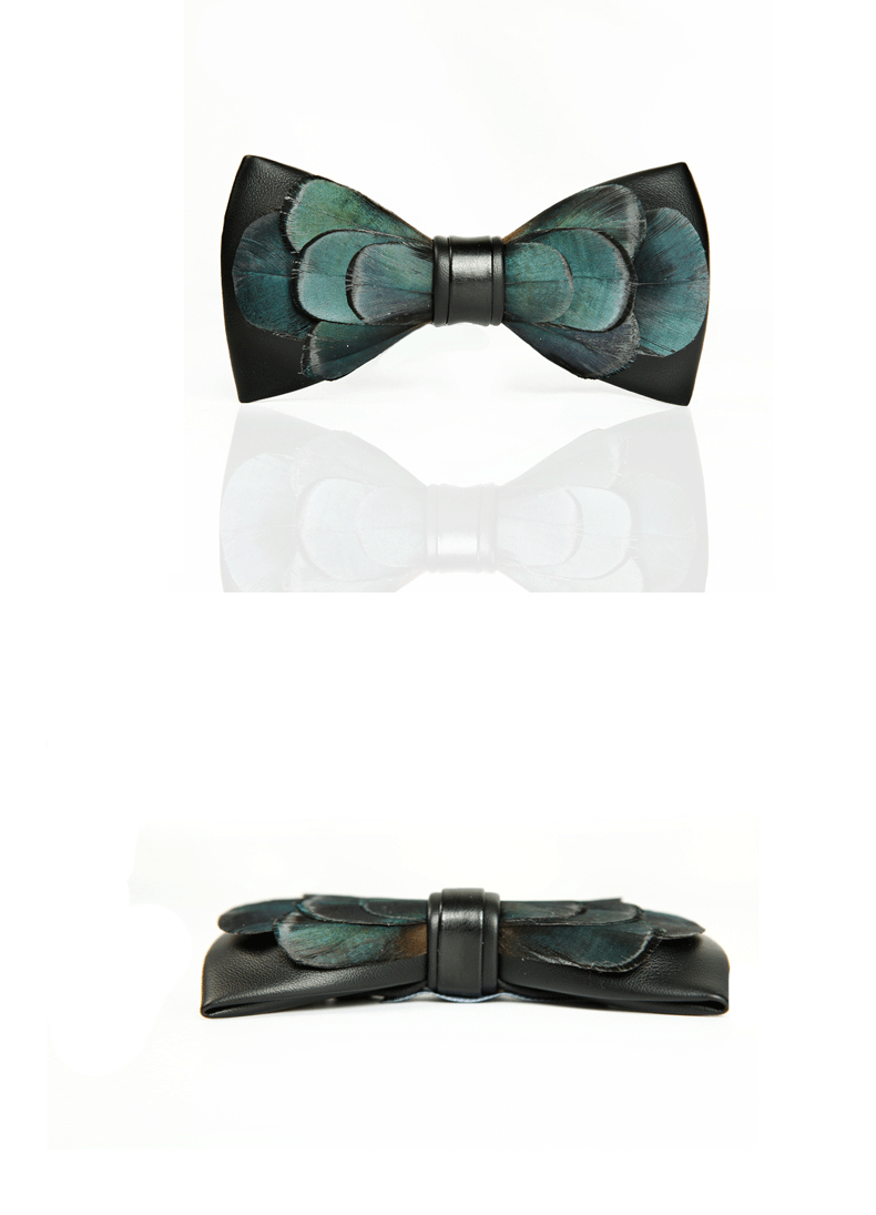 Fluga Herr Handgjord Klänning Trend Business Trä Dam Blå Billigt