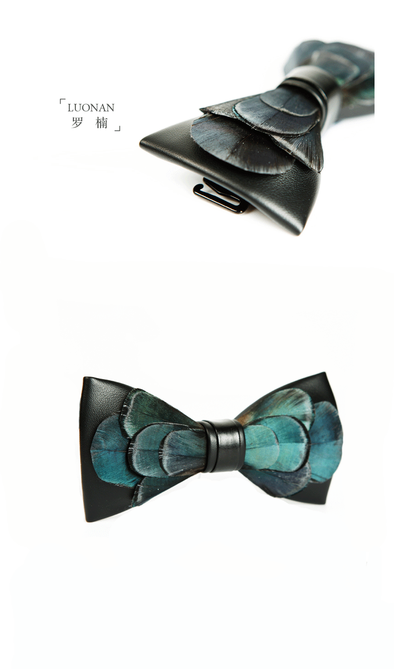 Fluga Herr Handgjord Klänning Trend Business Trä Dam Blå Billigt