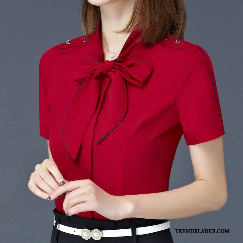 Kortärmad Skjorta Dam Arbete Sommar Långärmad Klädda Overaller Cargo ...