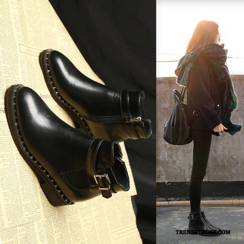 Stövletter Dam Stövlar British Martin Stövlar Vinter Herr Nitar Brun ...