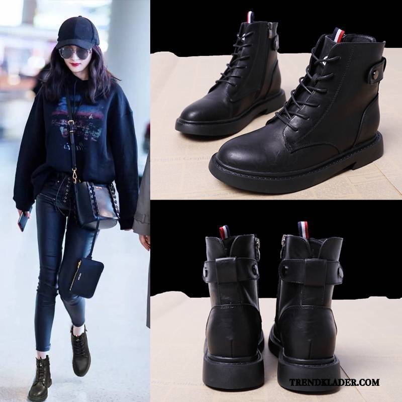 Stövletter Dam Stövlar British Martin Stövlar Vinter Herr Nitar Brun ...